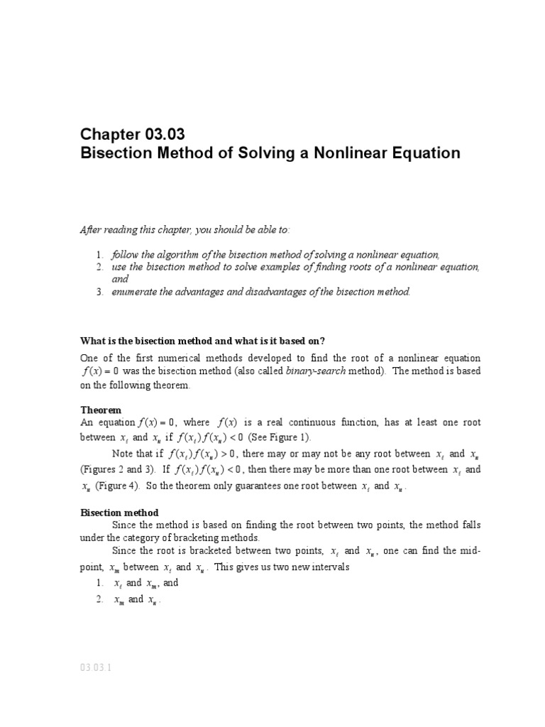 Bisection PDF | PDF | Theoretical Computer Science | Algorithms
