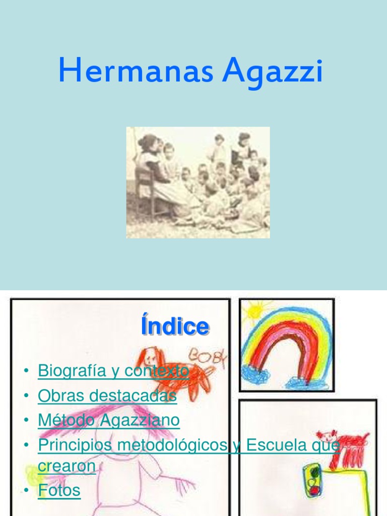 Hermanas Agazzi | PDF | Jardín de infancia | Aprendizaje