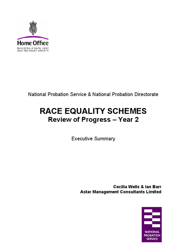 UK Home Office: Race Equality Schemes Review Executive Summary | PDF ...