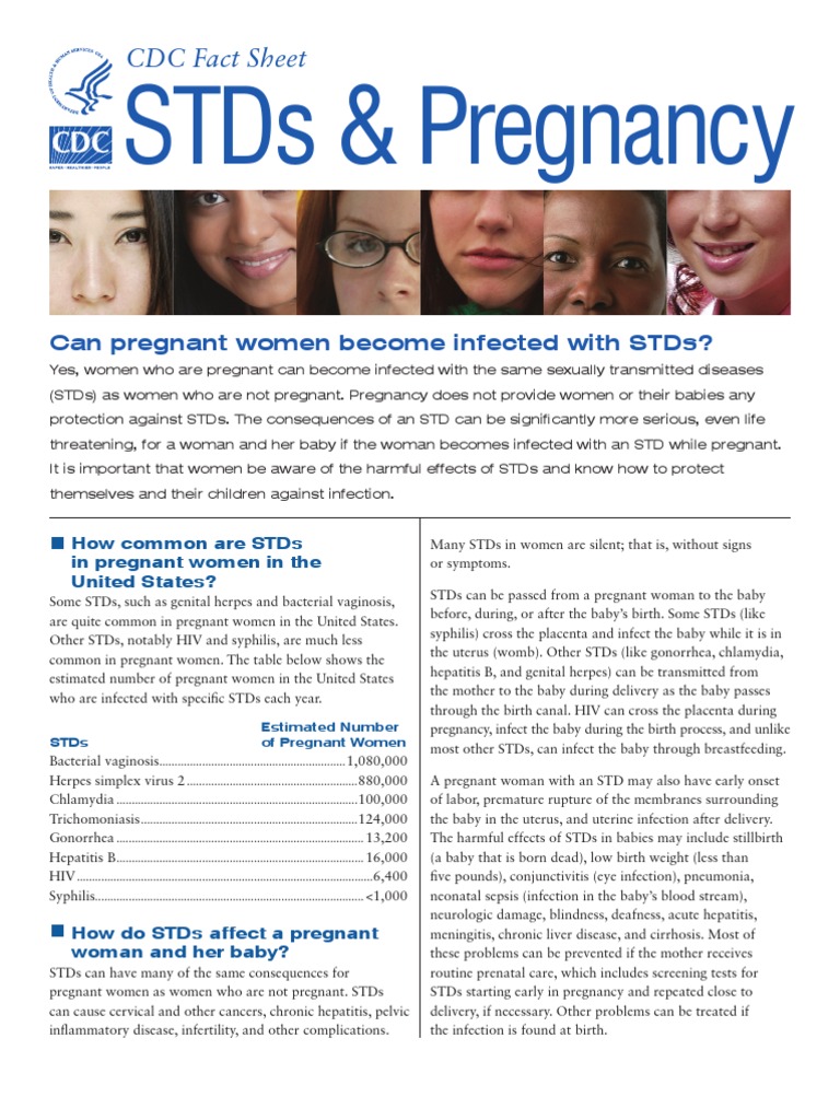 STDs and Pregnancy Fact Sheet | Download Free PDF | Gynaecologic ...
