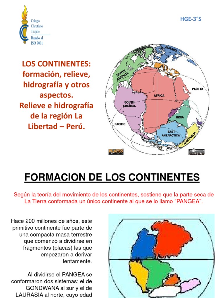 Los Continentes - Formación | PDF | Río | Continente