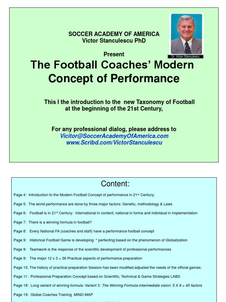 Modern Football Performance Factors | PDF | Association Football ...