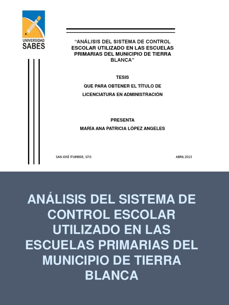 Análisis Del Sistema de Control Escolar EXPOS | PDF | Diseño | Cuestionario