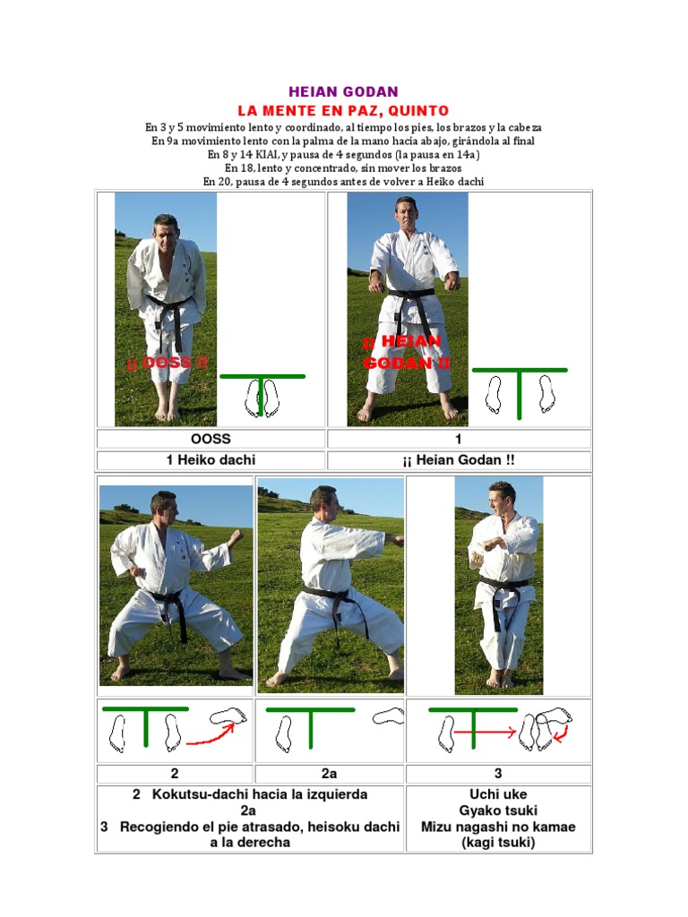 17 Karate Shotokan Heian Godan | PDF