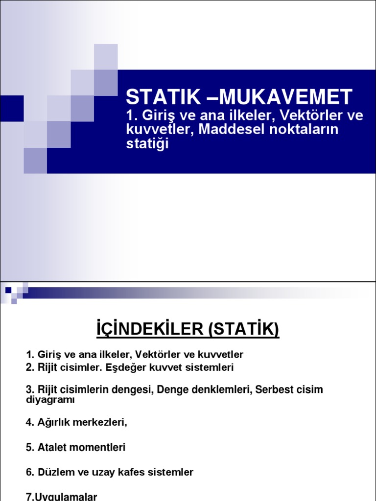 Statik | PDF