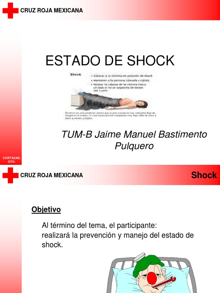 Estado de Shock | PDF | Choque (circulatorio) | Herida