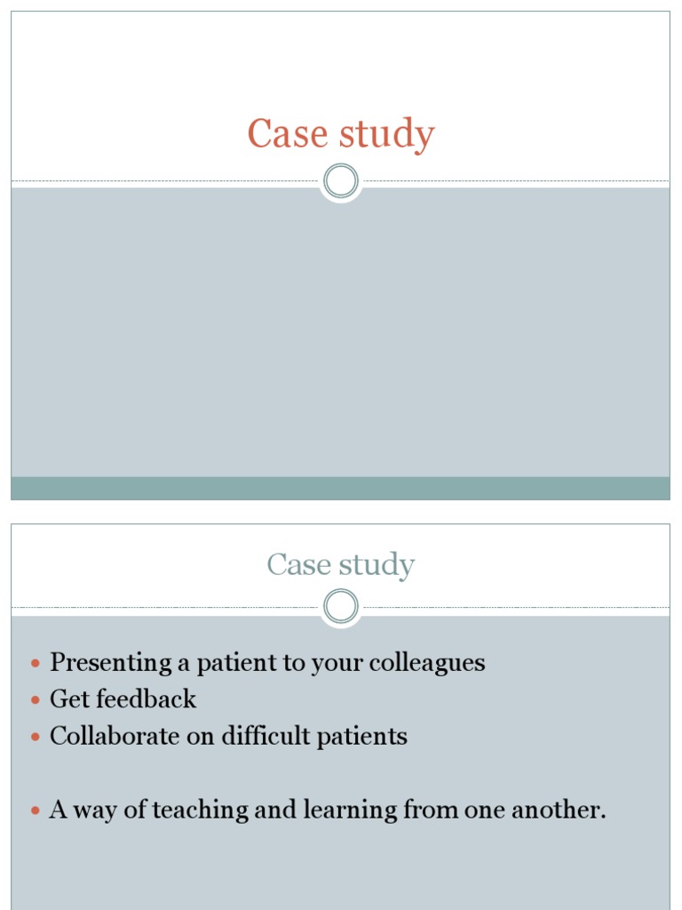 Case Study | PDF | Case Study | Patient