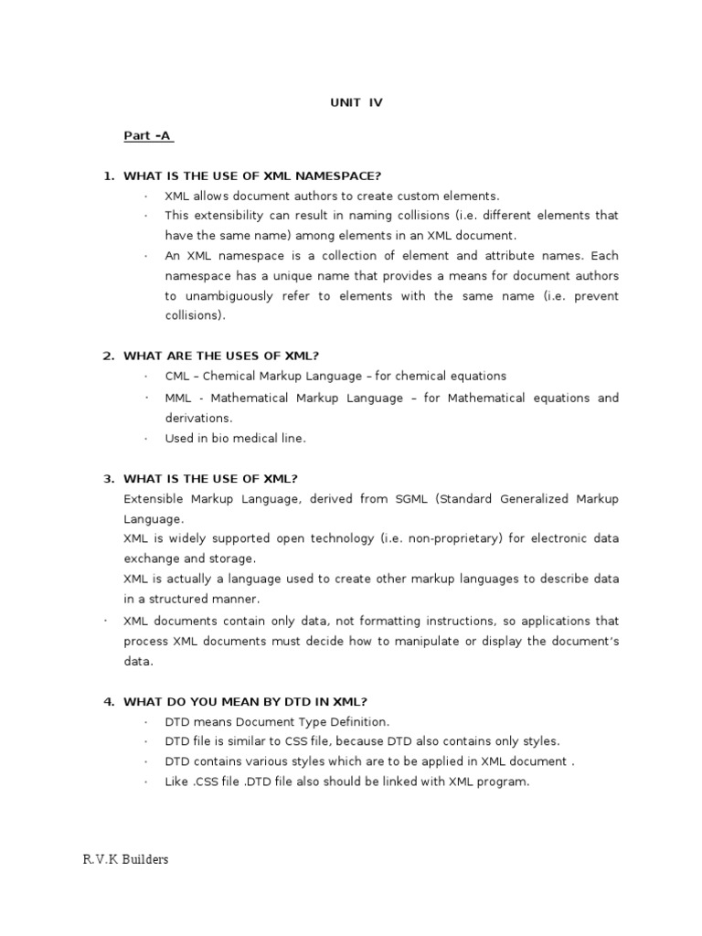 Unit 4 Question Bank Final Web Technology | PDF | Xml | Java Server Pages Unit 4 Question Bank Final Web Technology | PDF | Xml | Java Server Pages
