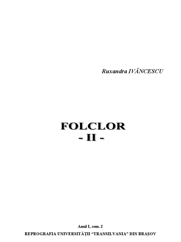 Folclor II | PDF