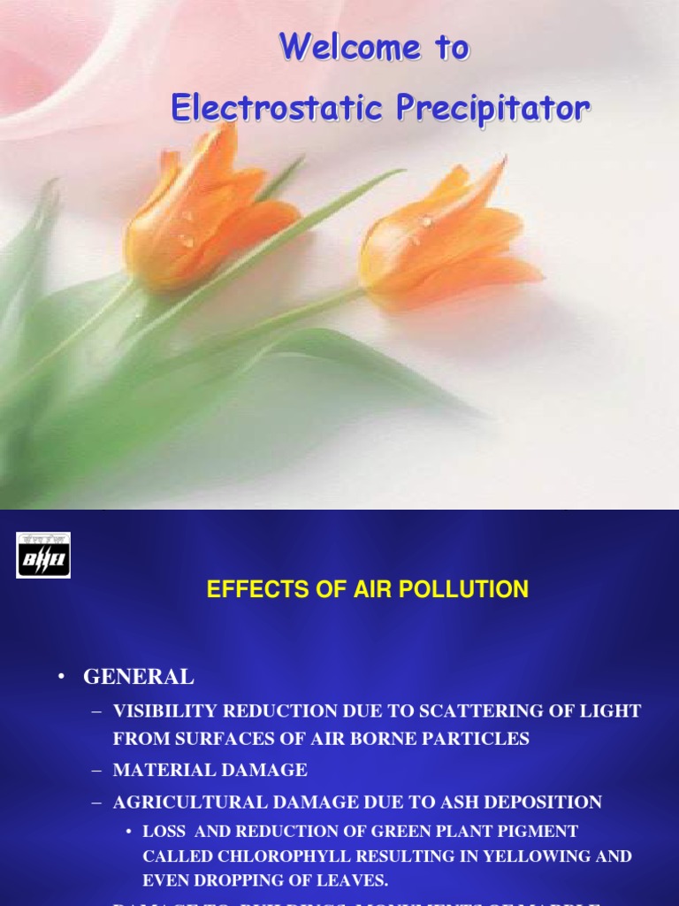 Esp Principle and Design | PDF | Air Pollution | Dust