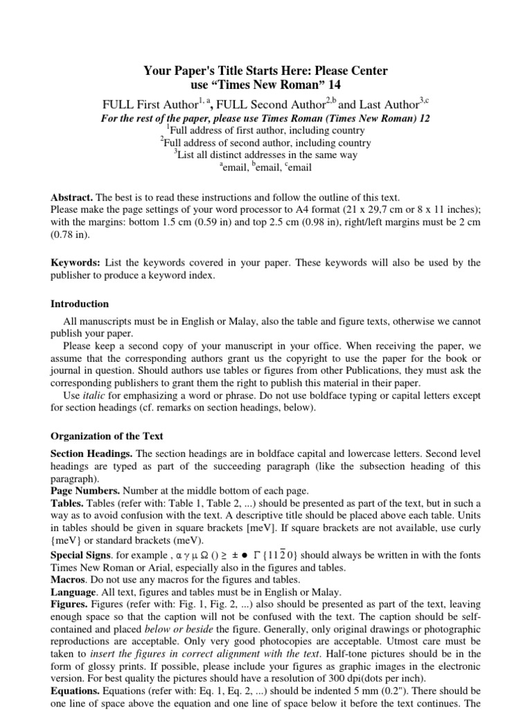 FULL First Author and Last Author | PDF