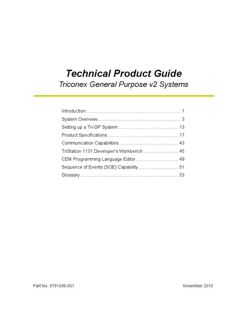 Technical Product Guide For Tri GP | PDF | Analogue Electronics | Input ...