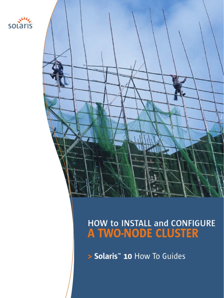 Sun Cluster 3.2 HOW To INSTALL and CONFIGURE TWO Node Cluster | PDF | Computer Cluster ...