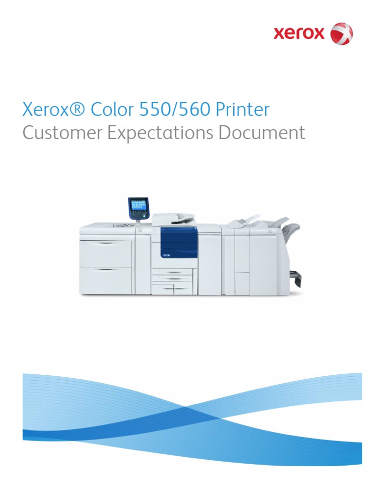 Xerox® Color 550/560 Printer Customer Expectations Document | PDF | Voice Over Ip | Session ...
