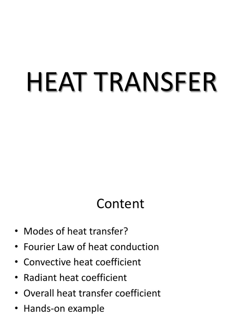 Heat Transfer | PDF | Heat | Heat Transfer