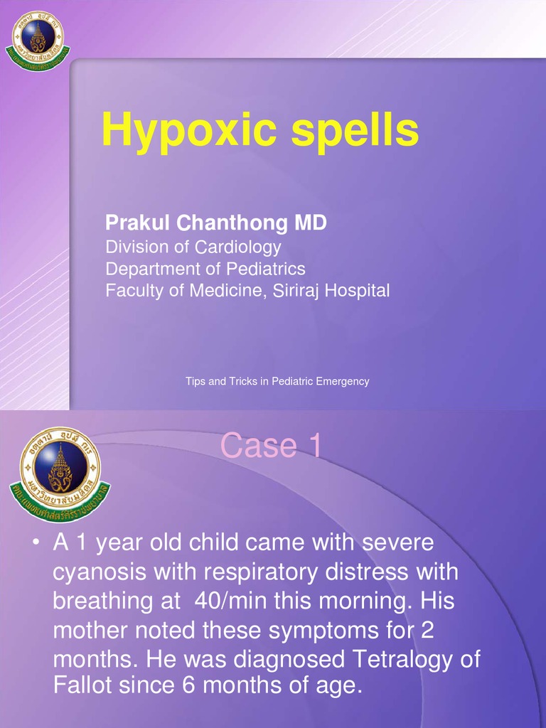 5 Hypoxic Spells | PDF | Hypoxia (Medical) | Cardiovascular System