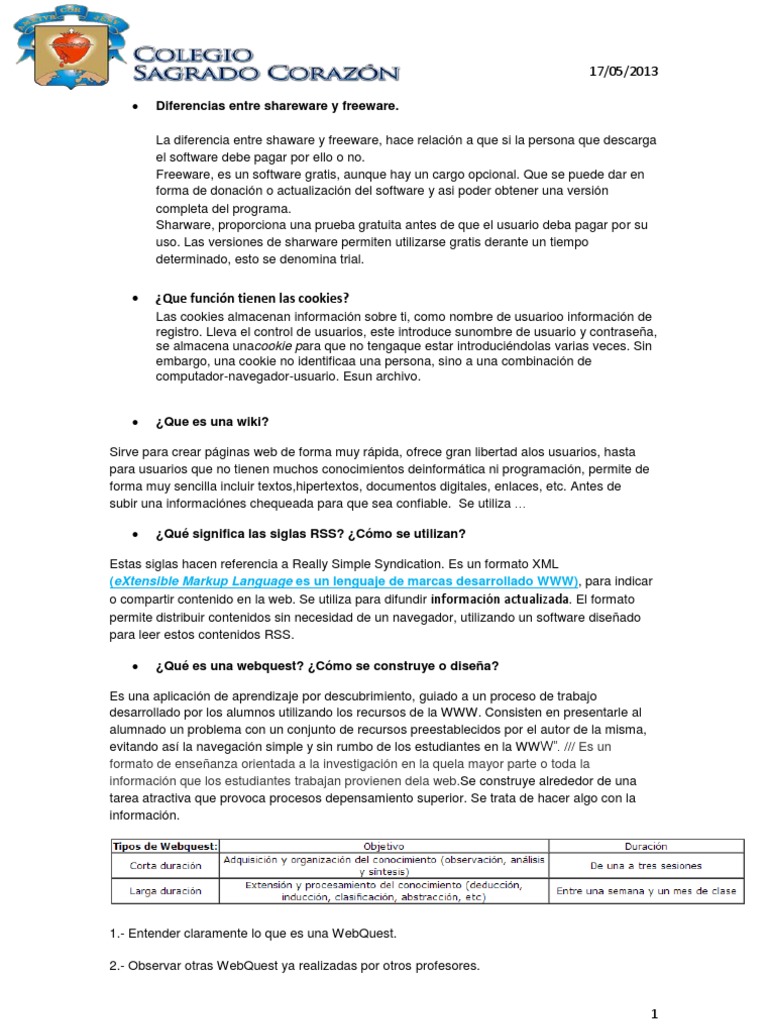 Diferencias Software: Shareware vs Freeware | PDF | Cookie HTTP | Red mundial