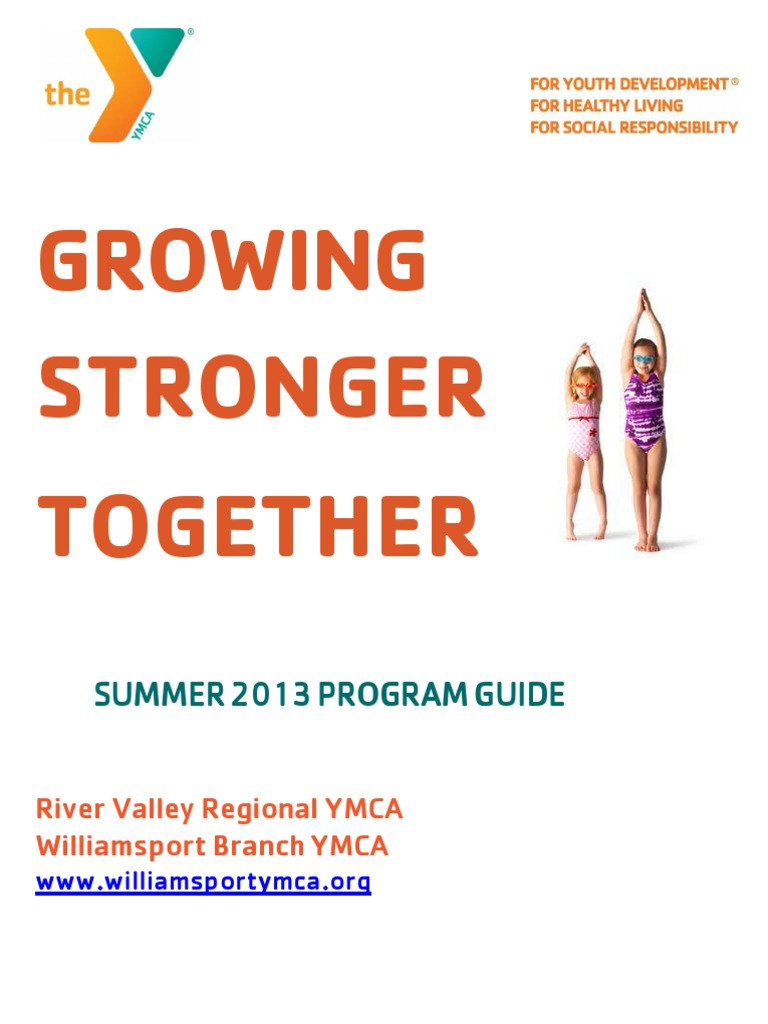 2013 Brochure Summer (411 13) | PDF | Ymca | Physical Fitness