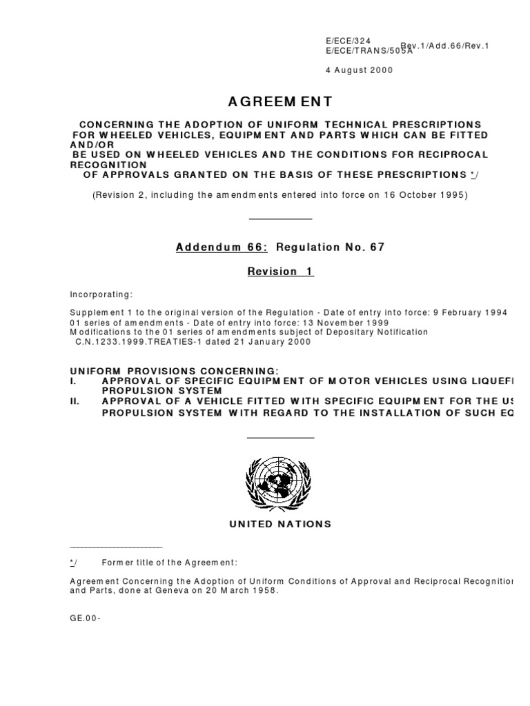 LPG Vehicle Equipment Approval | PDF | Valve | Liquefied Petroleum Gas