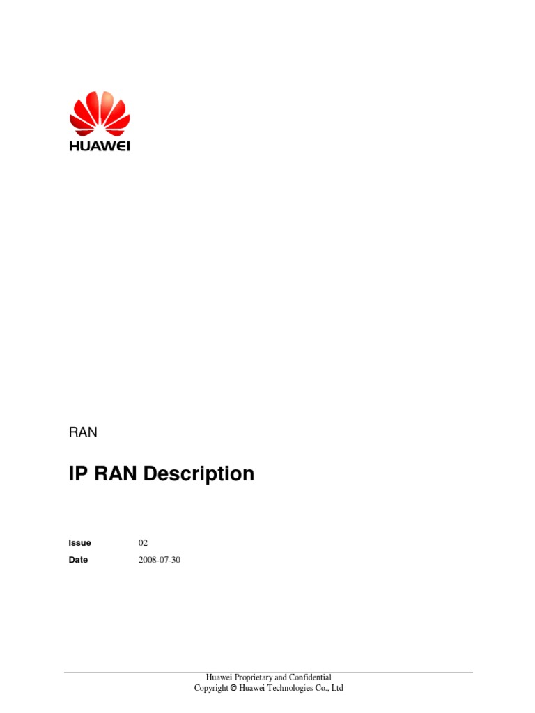 IP RAN Description | PDF | Internet Protocols | Computer Network