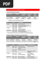 ACCA Exam Dates and Timetable 2023-2024 | PDF | Financial Services ...