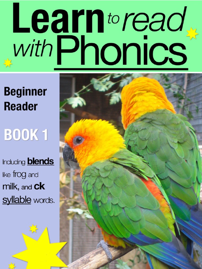 Learn To Read With Phonics - Book 1 | PDF | Phonics | Linguistics