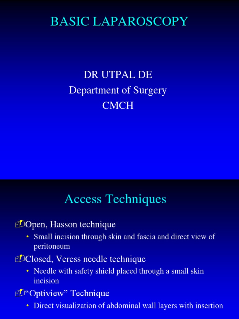 Correct Trocar Placement | PDF | Surgery | Anesthesia