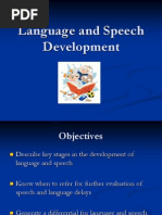 Language Developmental Checklist | PDF | Speech | Stuttering