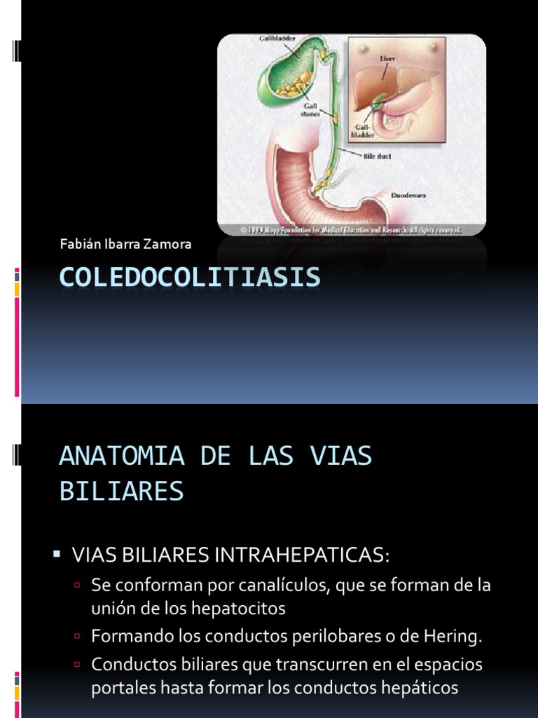Coledocolitiasis | PDF | Vesícula biliar | Abdomen