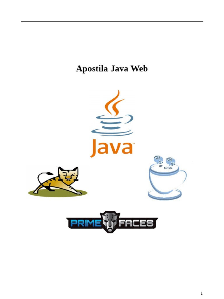 Apostila Java Web Primefaces | PDF | Páginas do servidor Java | Java Server Faces