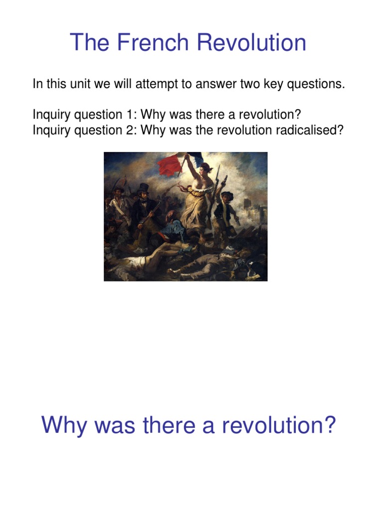 The French Revolution-1 | PDF | Reign Of Terror | Counter Revolutionary