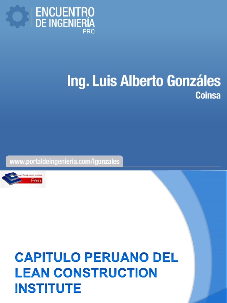 Lean Construction | PDF | Planificación | Materiales de construcción