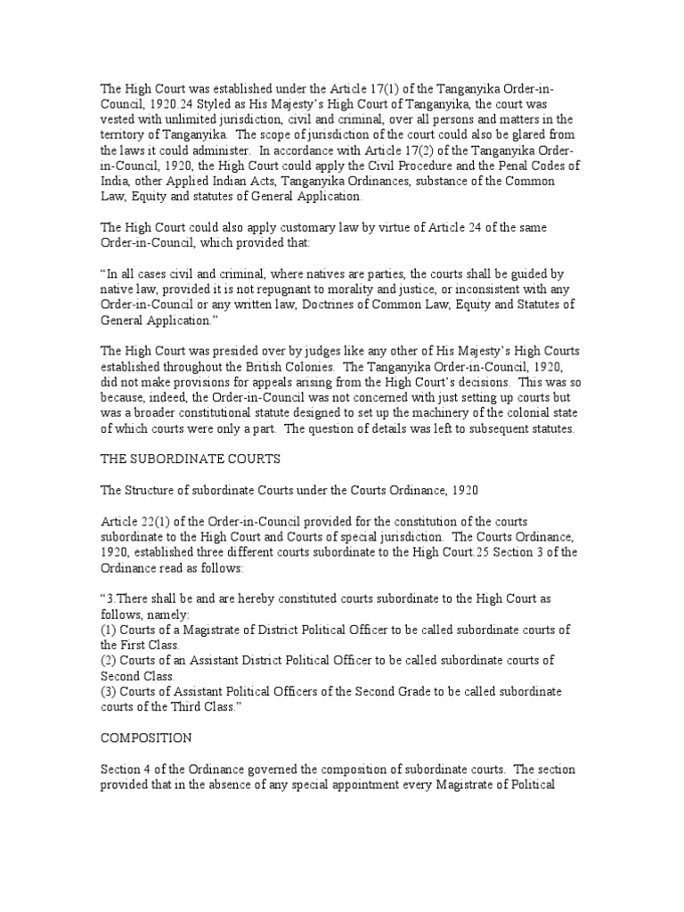 History of The Court System During Colonial Erra | PDF | Magistrate ...