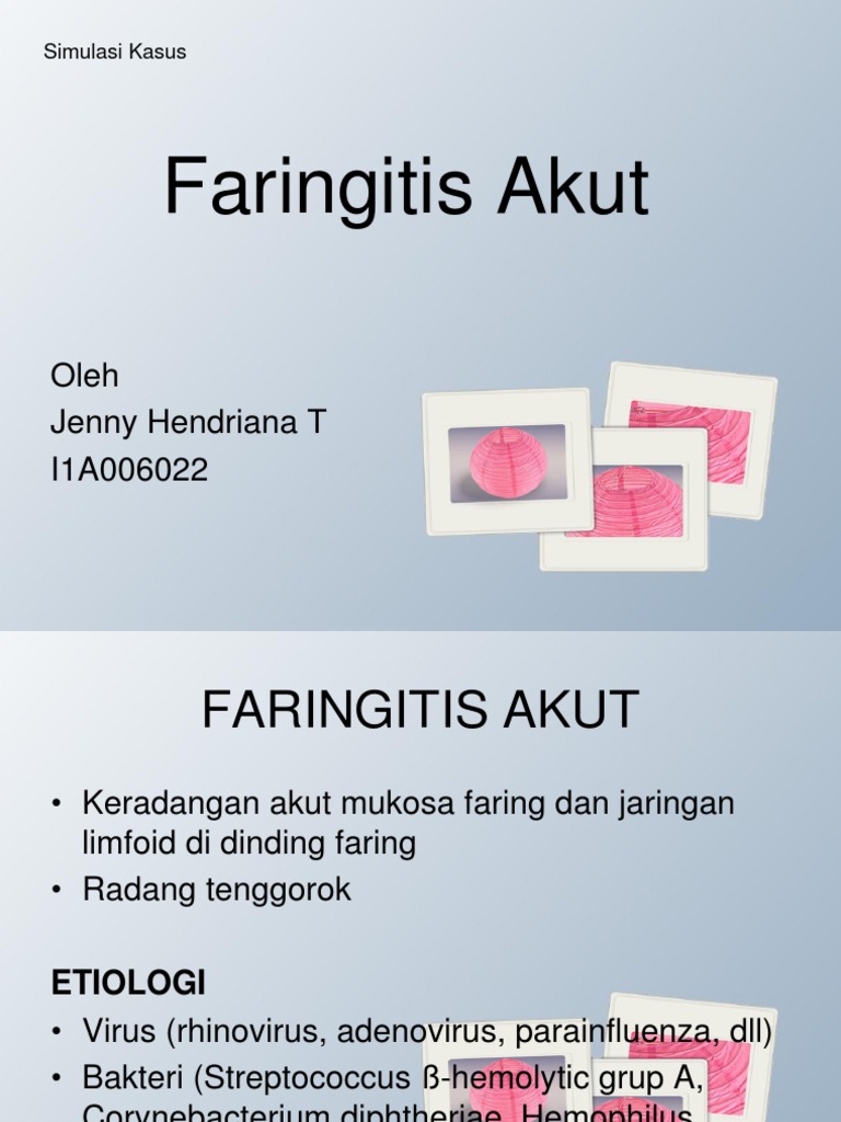 Faringitis Akut | PDF