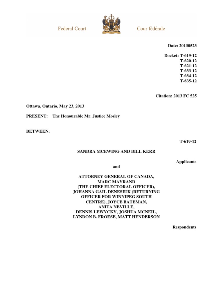 Federal Court Case Judgement in The Robocalls Case | PDF | Burden Of ...