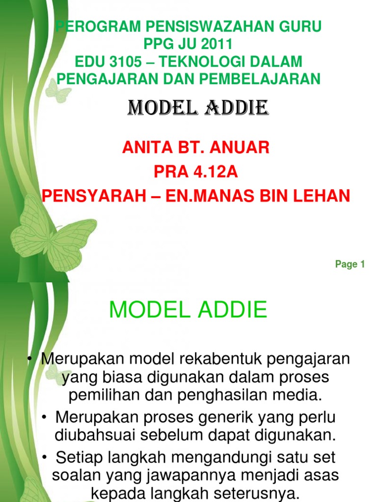 Model Addie | PDF