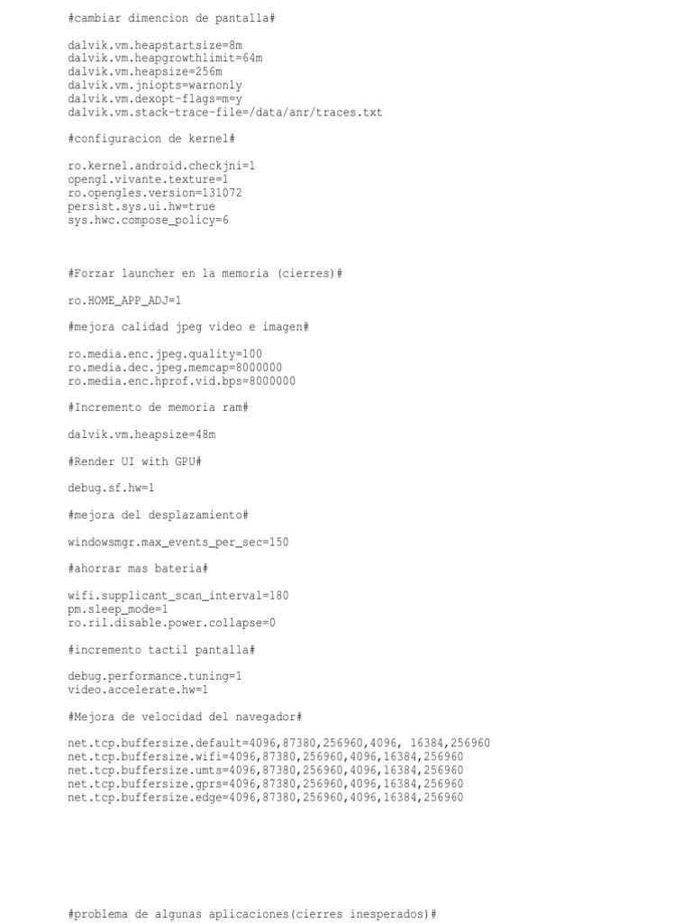 Comandos Brevent para Optimizar Android | PDF