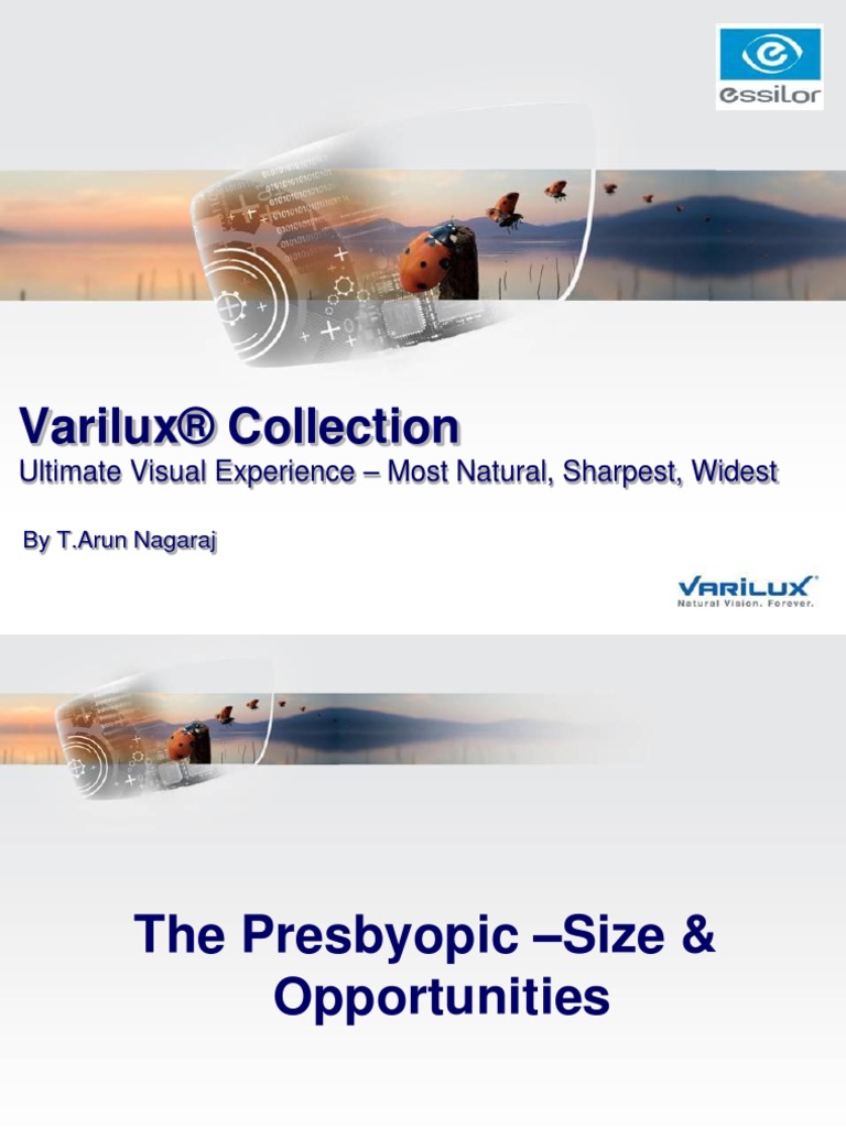 Essilor Varilux | PDF | Lens (Optics) | Senses