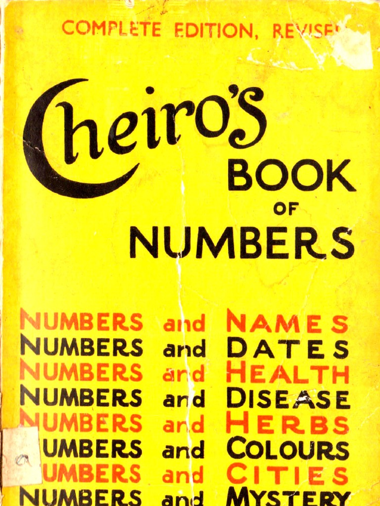 Cheiro's Book of Numbers | PDF