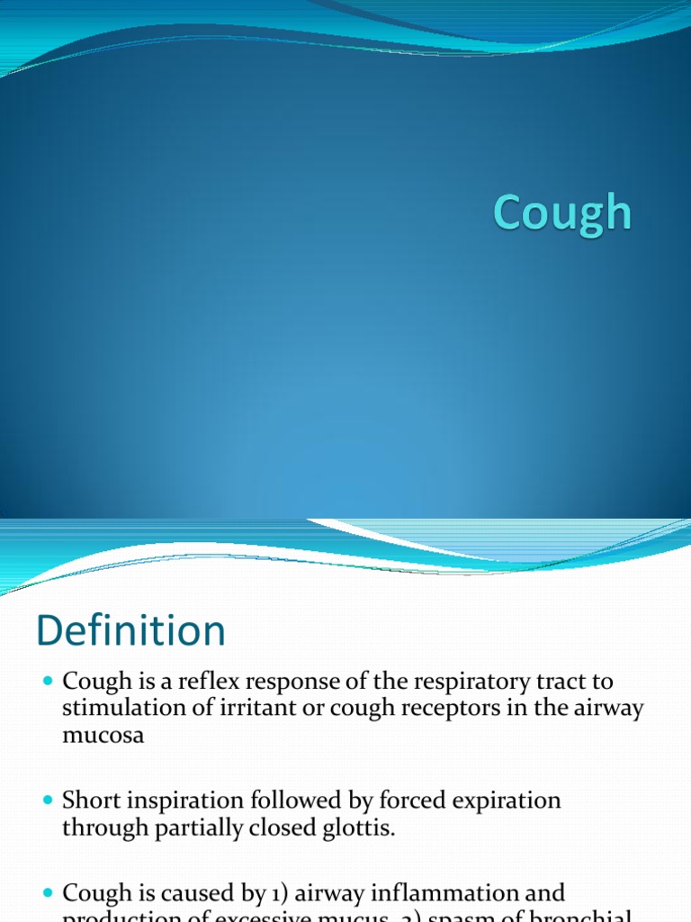 Cough | PDF | Cough | Respiratory Tract
