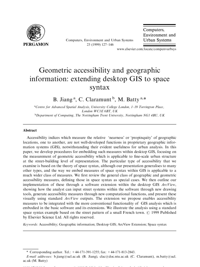 Space Syntax | PDF | Geographic Information System | Graphical User ...