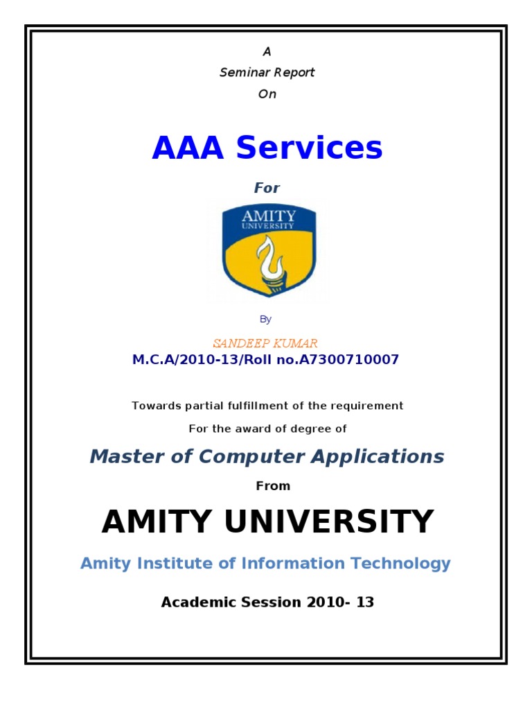 AAA Network Security Services Overview | PDF | Radius | Secure ...