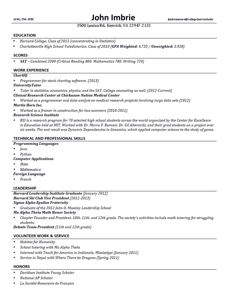 JMI Resume | PDF | Sat | Learning
