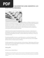 Calculating Probable Maximum Loss (PML) | PDF | Reinsurance | Insurance