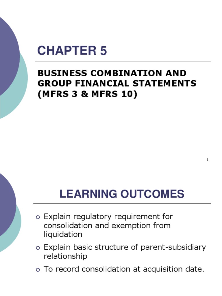 Introduction of Group Accounts A122 1 | PDF | Consolidation (Business ...