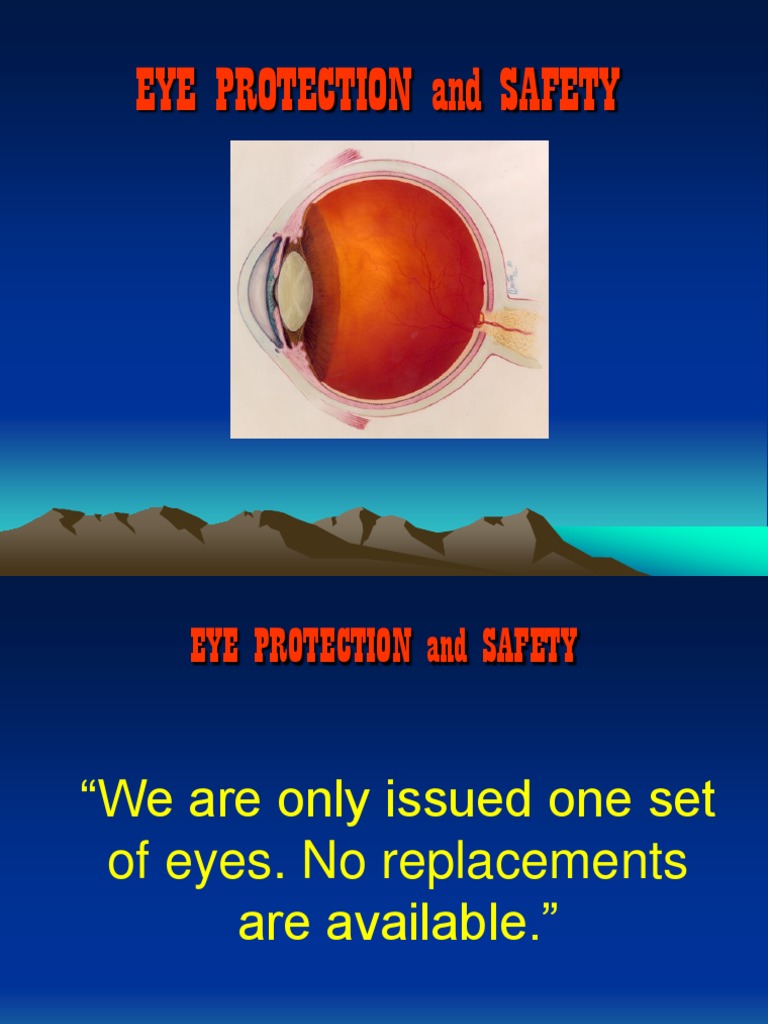 Eye Safety Presentation | PDF | Glasses | Welding