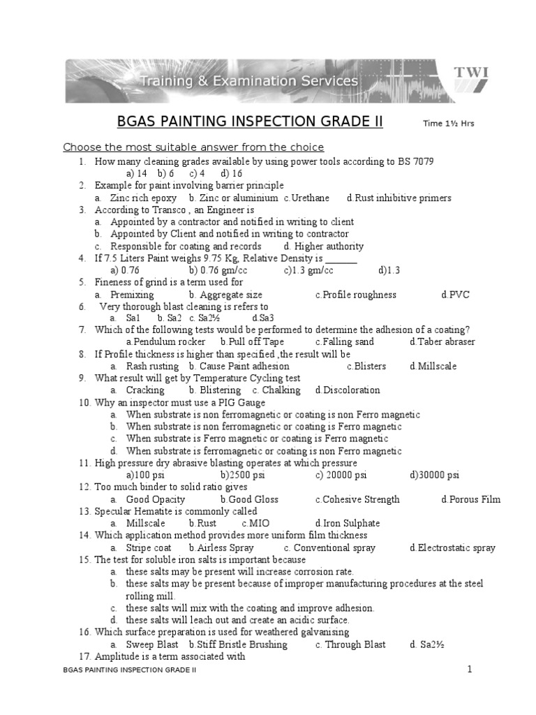 Bgas Grade 2 Pdf