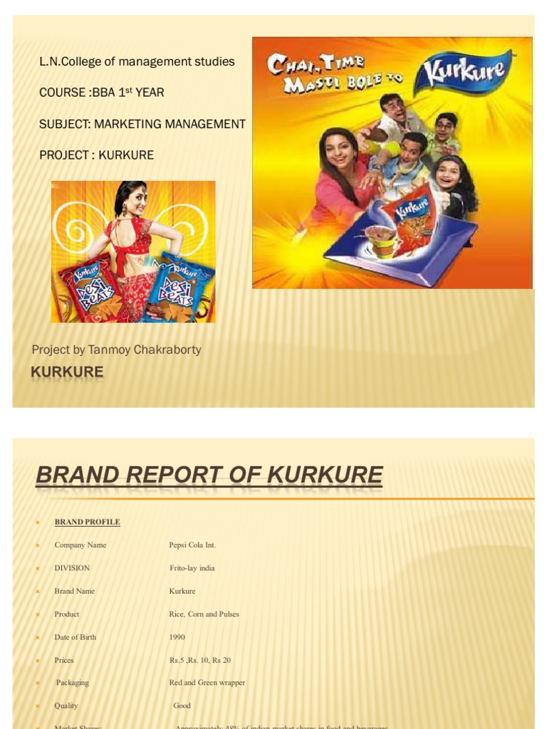 KUrKURE | PDF | Pepsi Co | Market Segmentation