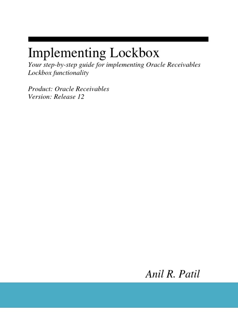 Implementing Lockbox Pdf