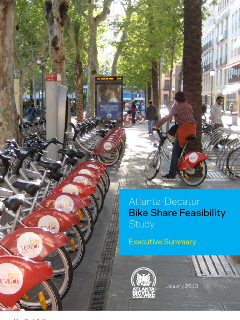 Atlanta Bicycle Coalition Bike Share Feasibility Study | PDF | Request ...